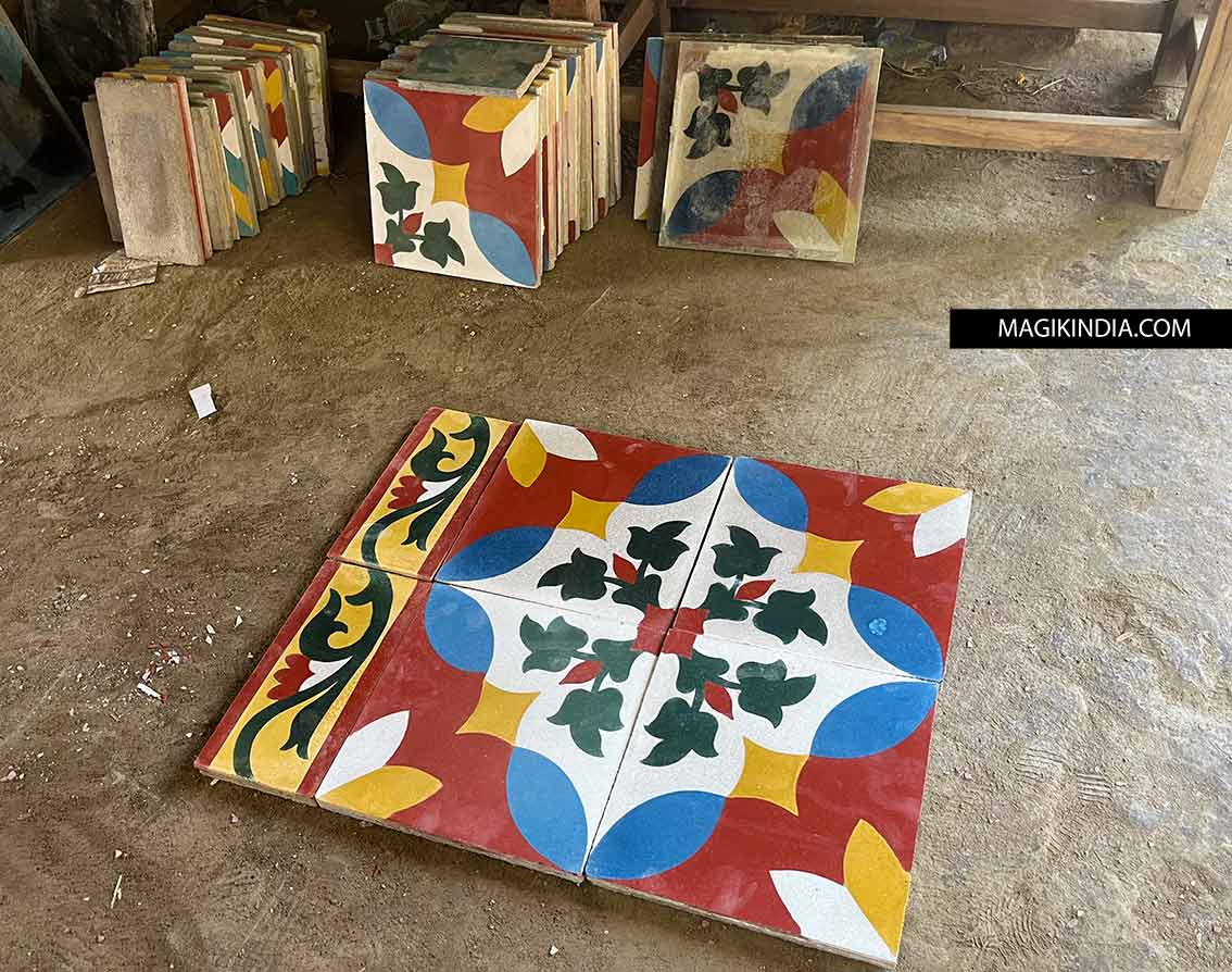 Athangudi, palace and tiles makers - MAGIK INDIA